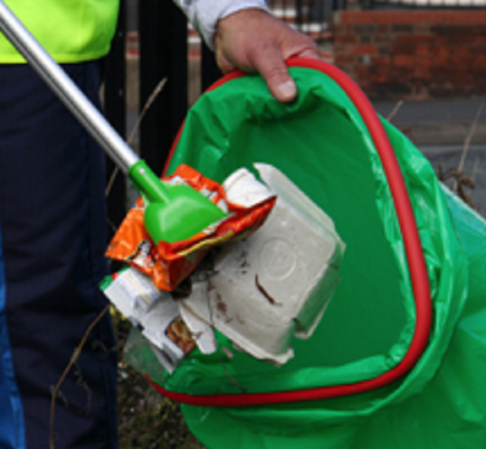 Hand Held Refuse Sack Holder bin bag garbage ring hoop litter ...