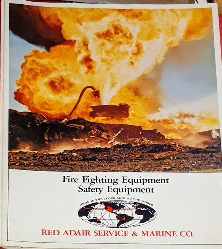 One Of A Kind Red Adair Service & Marine Folder W/ Master Job Log 2000 ...