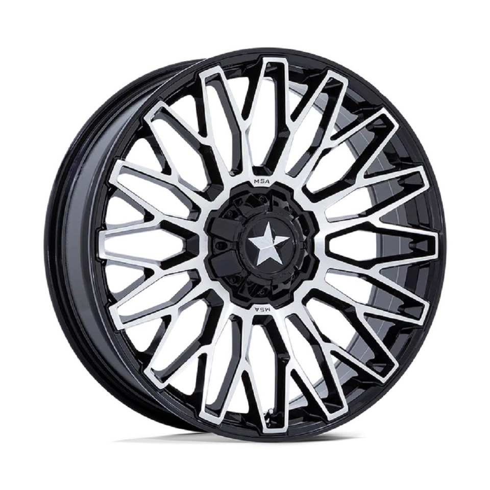 MSA Clubber 15" Wheels Machined 37" Roctane STX Tires Textron Wildcat ...