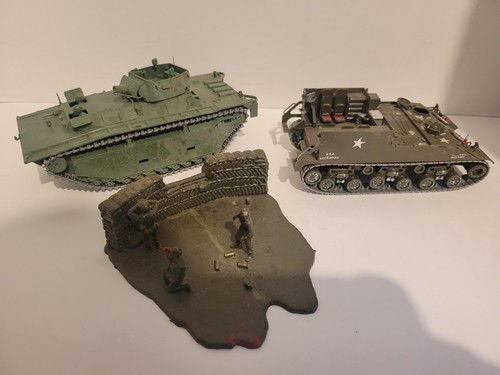 Vintage Three Piece Adams Military Built Model Lot | eBay