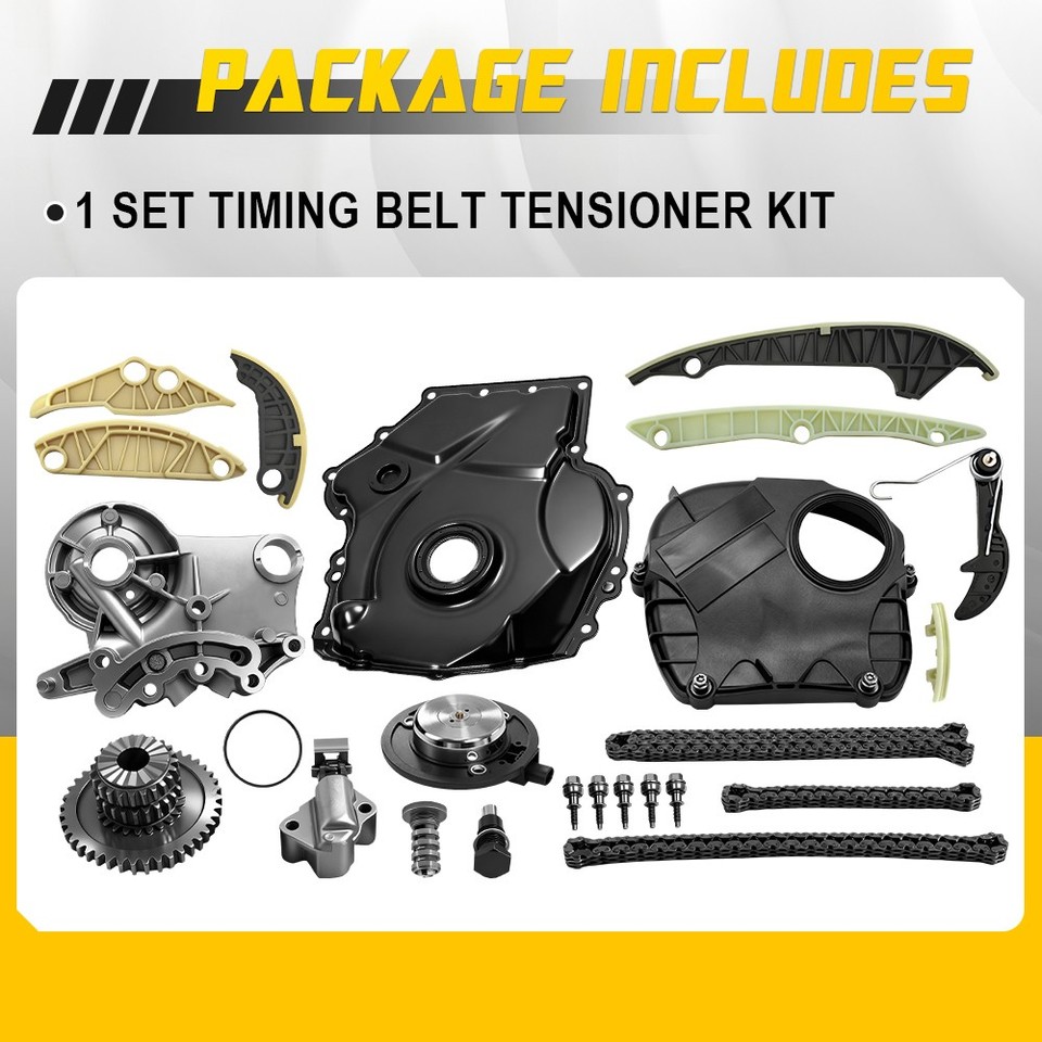 Timing Chain Kit Black For VW CC Jetta Golf Audi A4 A5 A6 Q5 1.8 2.0T ...