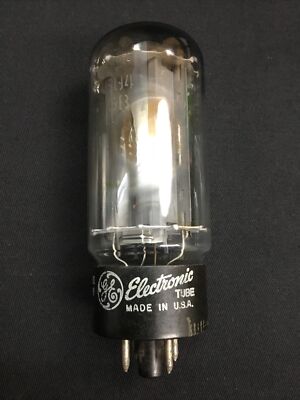 GE 5U4GB Gray Plates RADIO Power RECTIFIER VACUUM TUBE Tested USA M ...