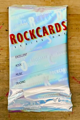 1992 ROCK CARDS Series 1 Rock Music Trading Cards 1 Pack w/ Lenticular ...