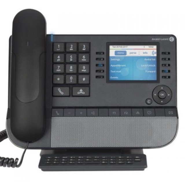 Alcatel/Lucent 8068s BT Premium IP Deskphone w/ Wireless handset ...
