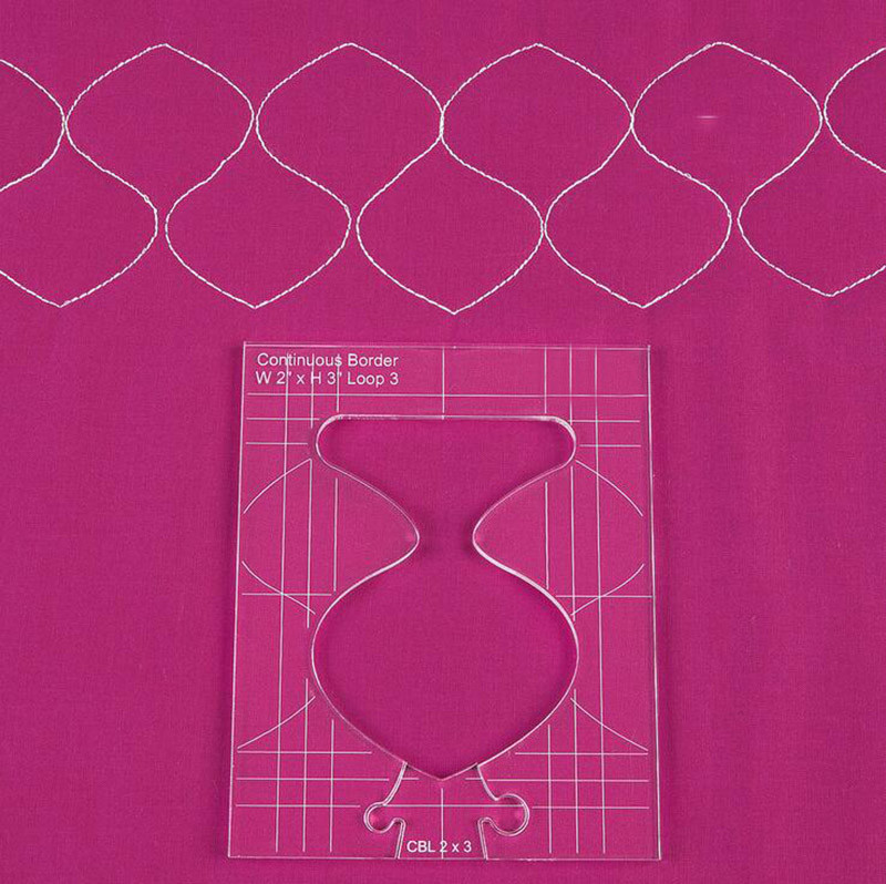 new ruler border sampler template set for sewing machine 1 set =4pcs # ...