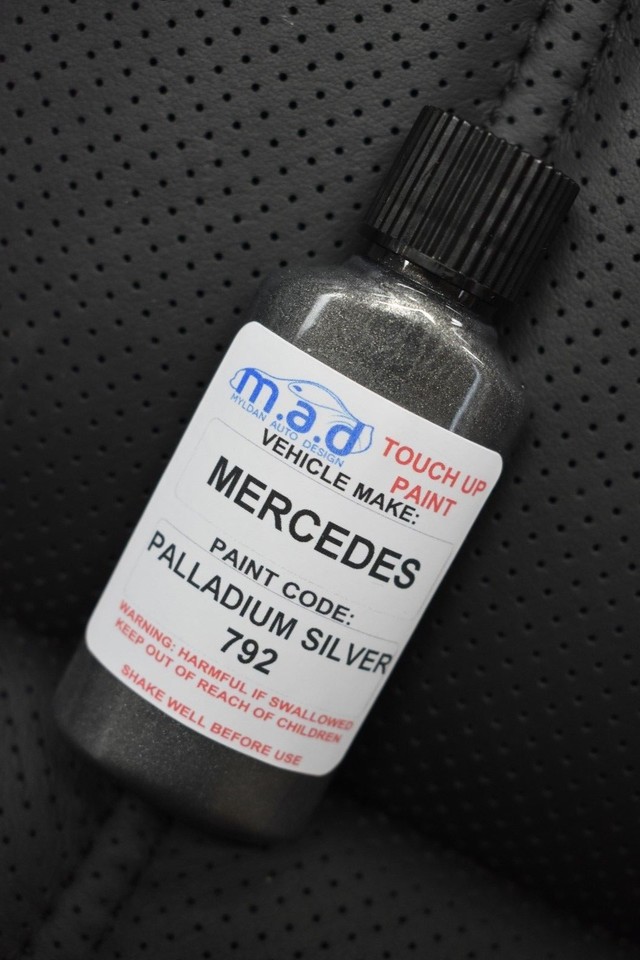Mercedes Benz Palladium Silver 792 Touch Up Kit Bottle Brush Repair ...