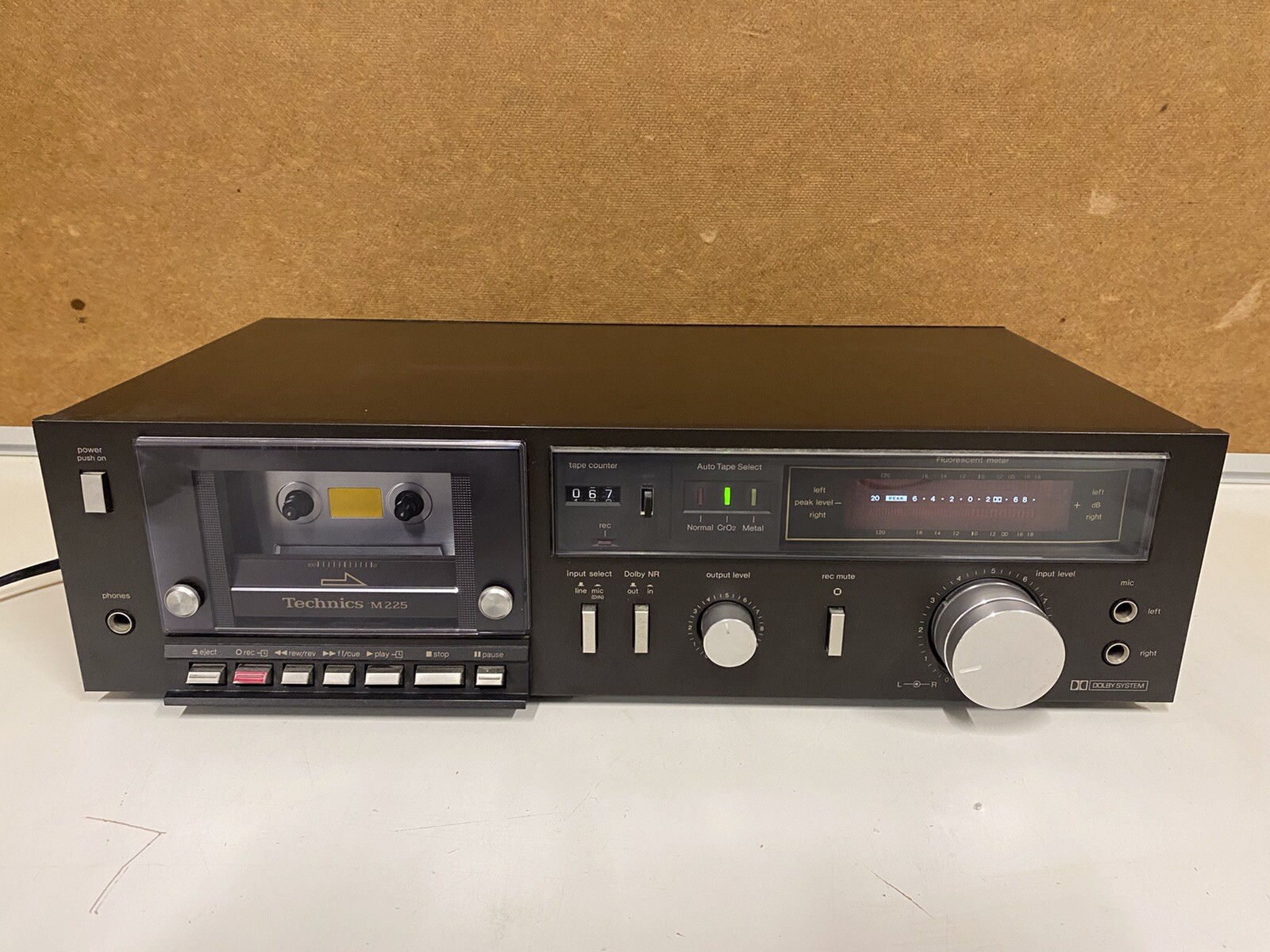 Technics RS-M225 Stereo Cassette Deck Tape Deck | eBay