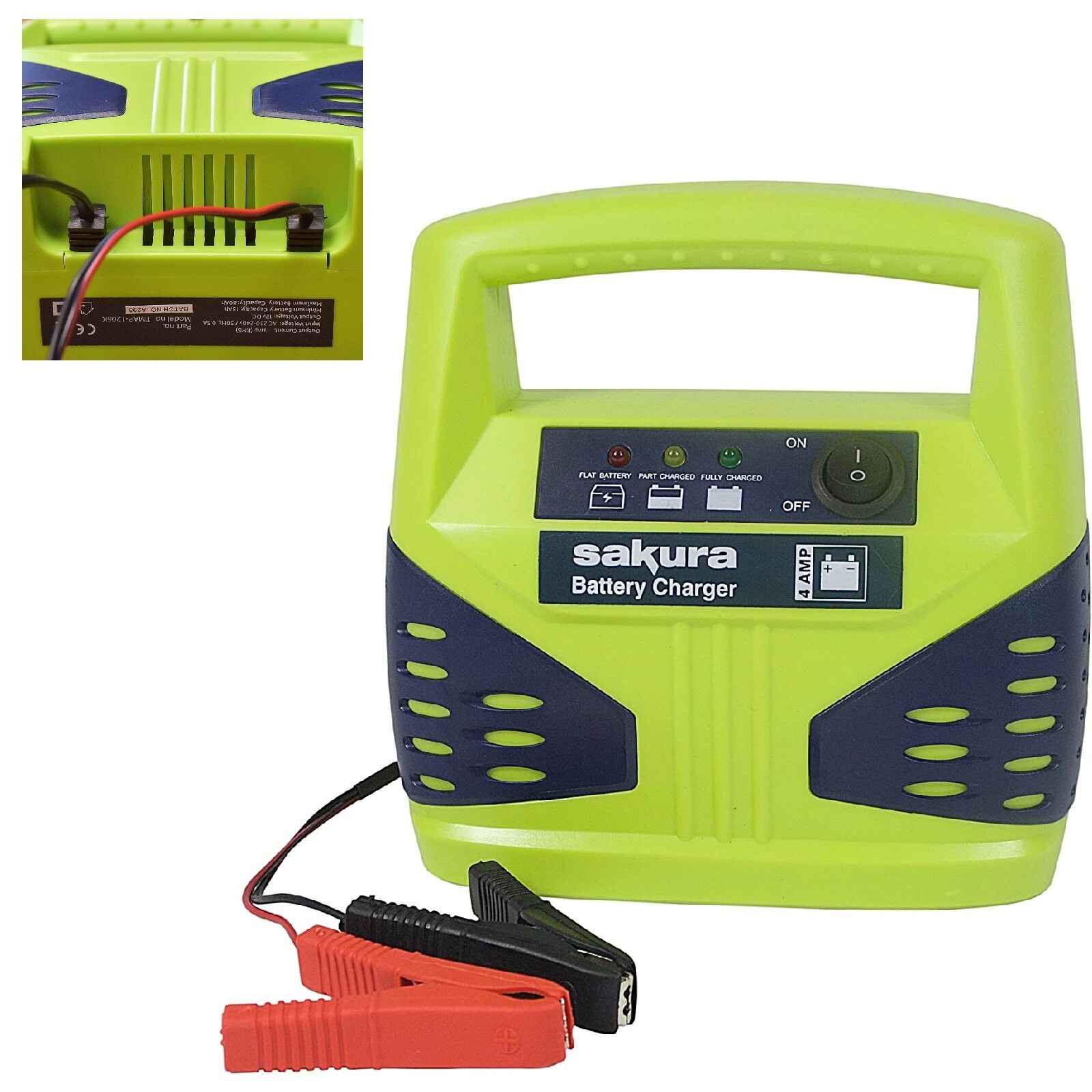 Car Batery Booster 12 V Compact Portable Charger Jump Starter Power ...