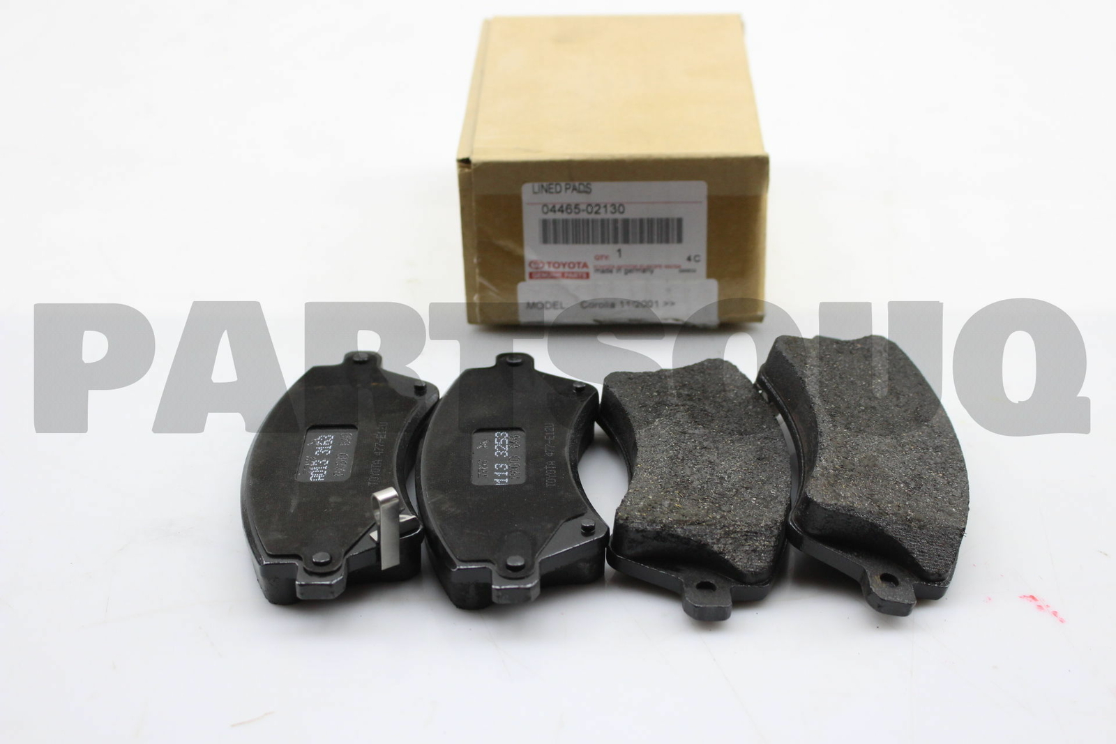 0446502130 Genuine Toyota PAD KIT, DISC BRAKE, FRONT 04465-02130 | eBay