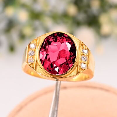 Gold Ring Natural For Gift Men Ring 14K Solid Yellow Gold Gemstone ...