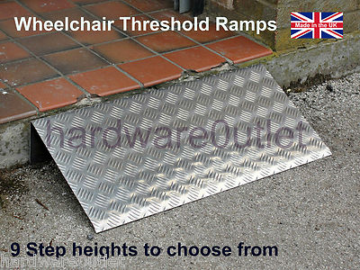 Wheelchair Threshold Step RAMP Door Anti Slip Chequer Plate Made in ...
