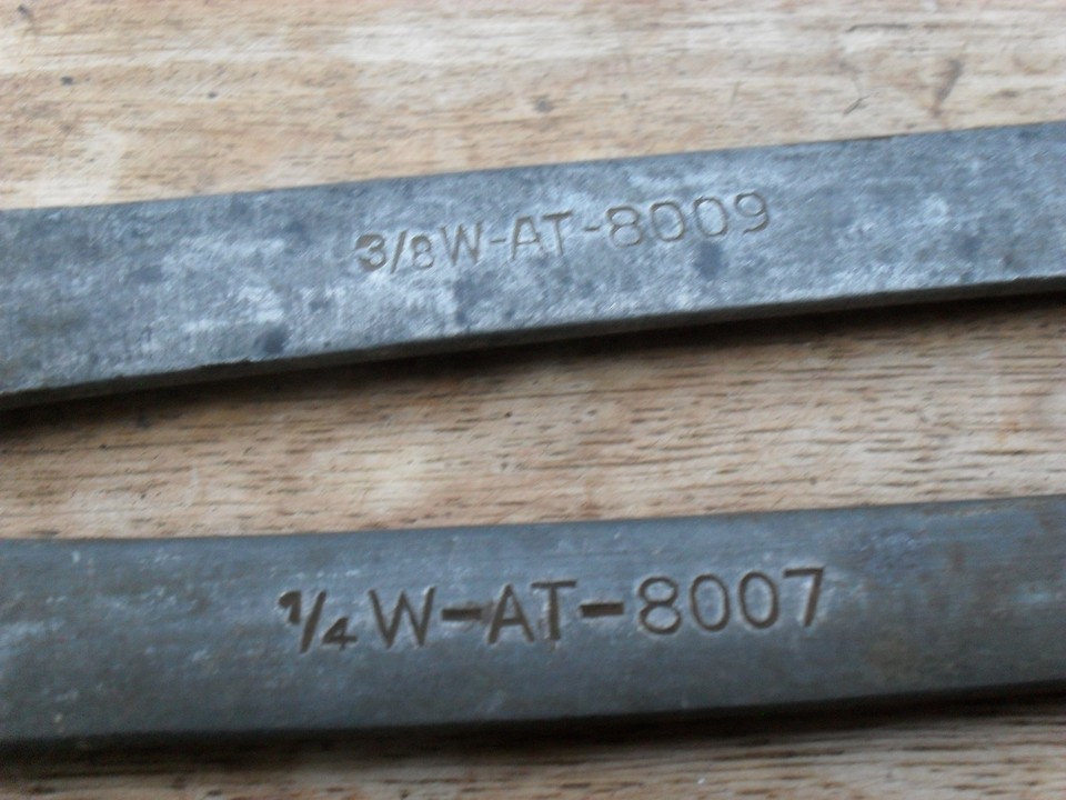 2 x vintage whitworth combination spanners 1/4W-AT-8007 , 3/8W-AT-8009 ...