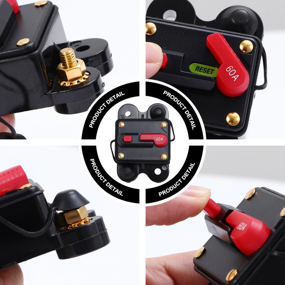 Power Outlet Automatic Recovery Circuit Breaker Current Overload ...