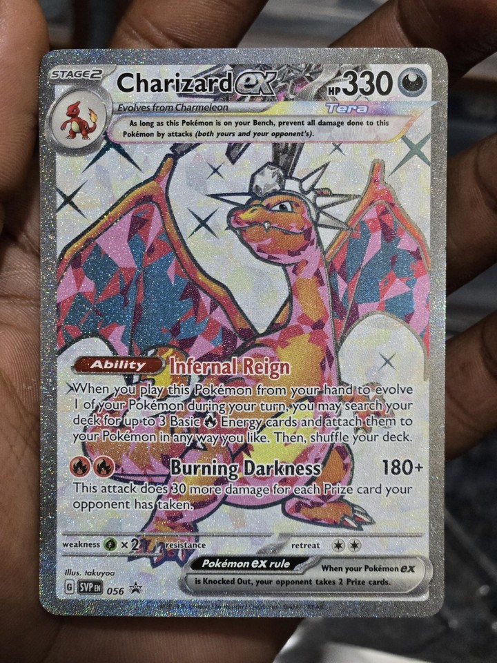 Charizard ex hp 330 pokeman card multicolor rare edition | eBay