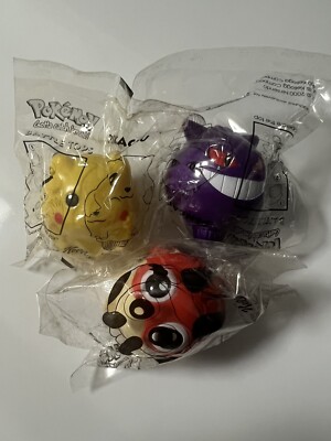 Vintage Sealed KFC Kid's Meal 1998 Pokemon Battle Top, Pikachu ,Gengar ...