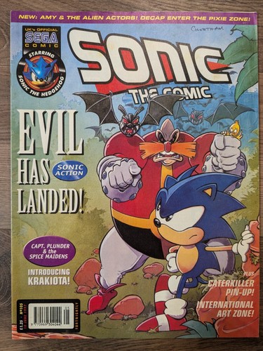 Sonic the Comic #105 UK - Adaptation Of Sonic 3D Blast Sega Saturn ...