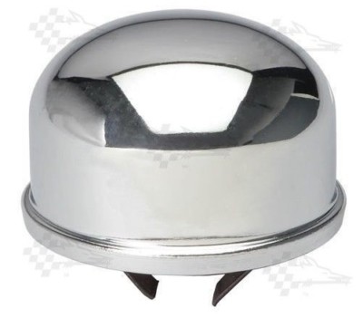 Chrome Oil Filler Breather Cap - Push In / Push On Style | eBay