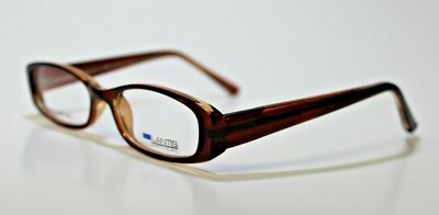 AUTHENTIC LANTIS OPTICAL EYEWEAR L8002 BRN BROWN EYEGLASSES FRAME 46-15 ...