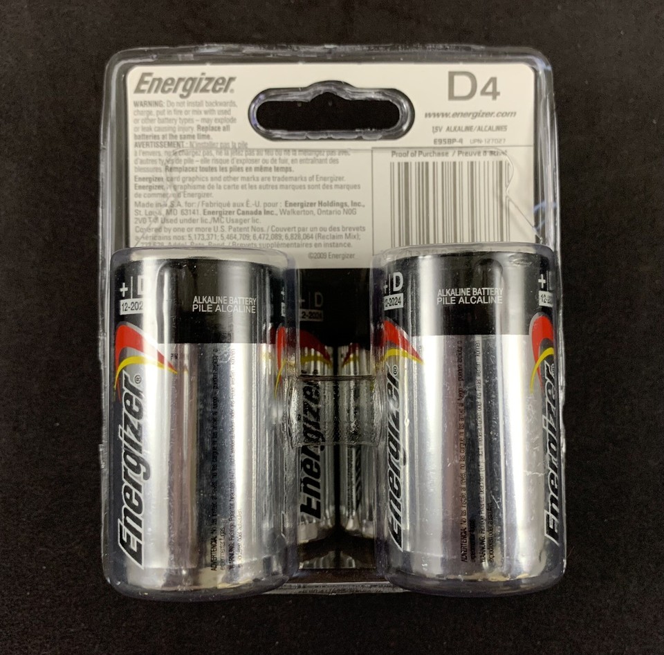 Energizer Max D4 Battery 4-Pack | eBay