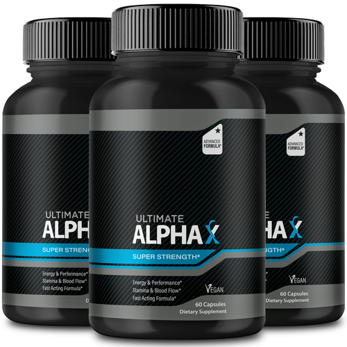 (3 Pack) Ultimate Alpha X Male Health Pills to Boost Stamina and Energy ...