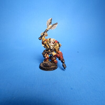 GW Warhammer 40K Space Marine 4th Ed Era Chaplain Cassius w/ Modded Gun ...