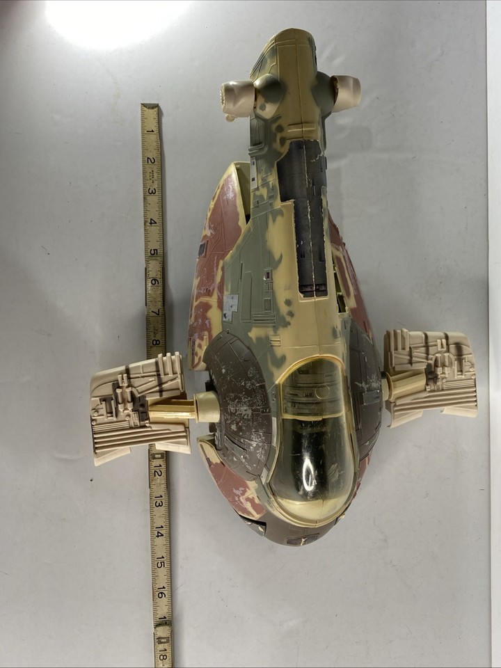 1996 Star Wars POTF2 Boba Fett Slave 1 Ship Vintage Hasbro Slave1 Slave ...