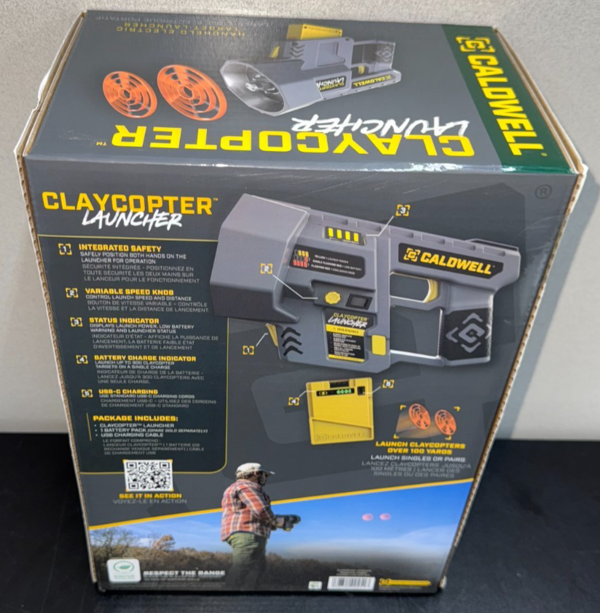 Caldwell Claycopter Handheld Electric Target Launcher | eBay