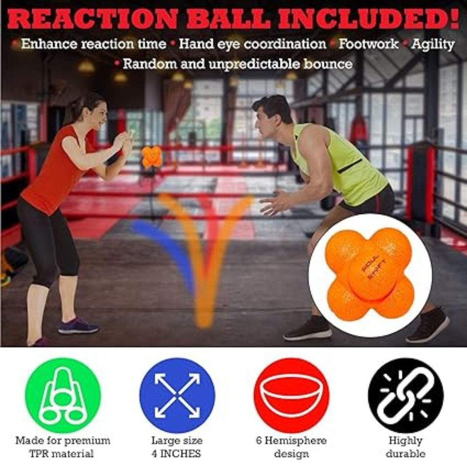 Boxbollen Reflex Ball Headband Set - Used by Celebrities - MMA Gear ...