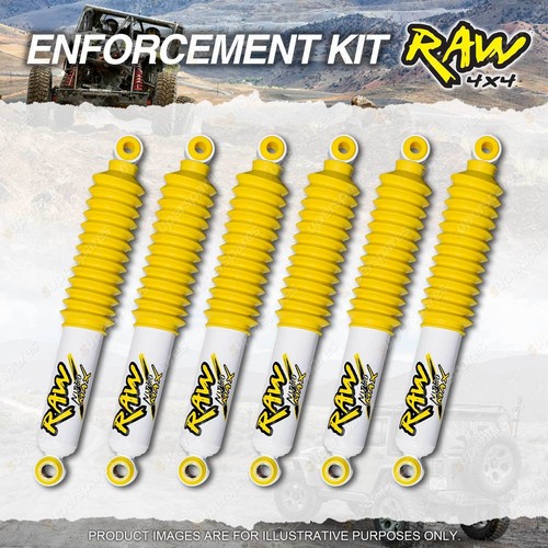 Front + Rear 50mm RAW 4x4 Nitro Max Shock Absorbers for Ford F Series ...