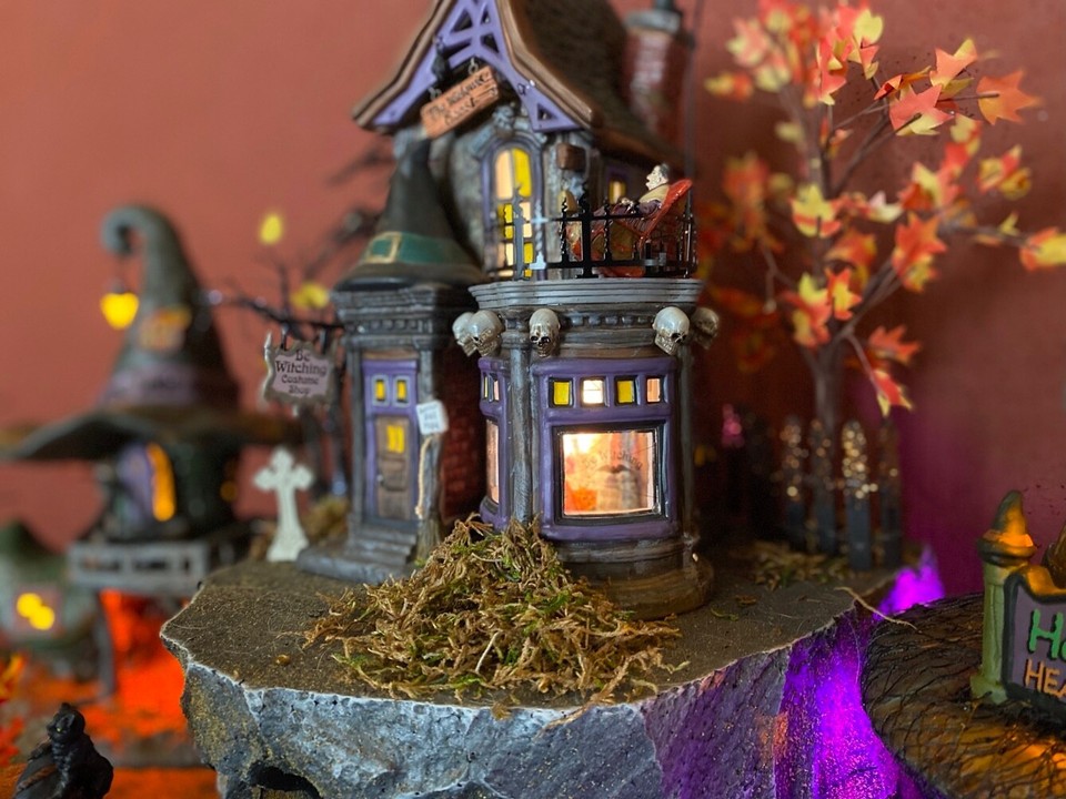 SPOOKY HOLLOW DISPLAY PLATFORM FOR DEPT 56 HALLOWEEN & LEMAX VILLAGES ...