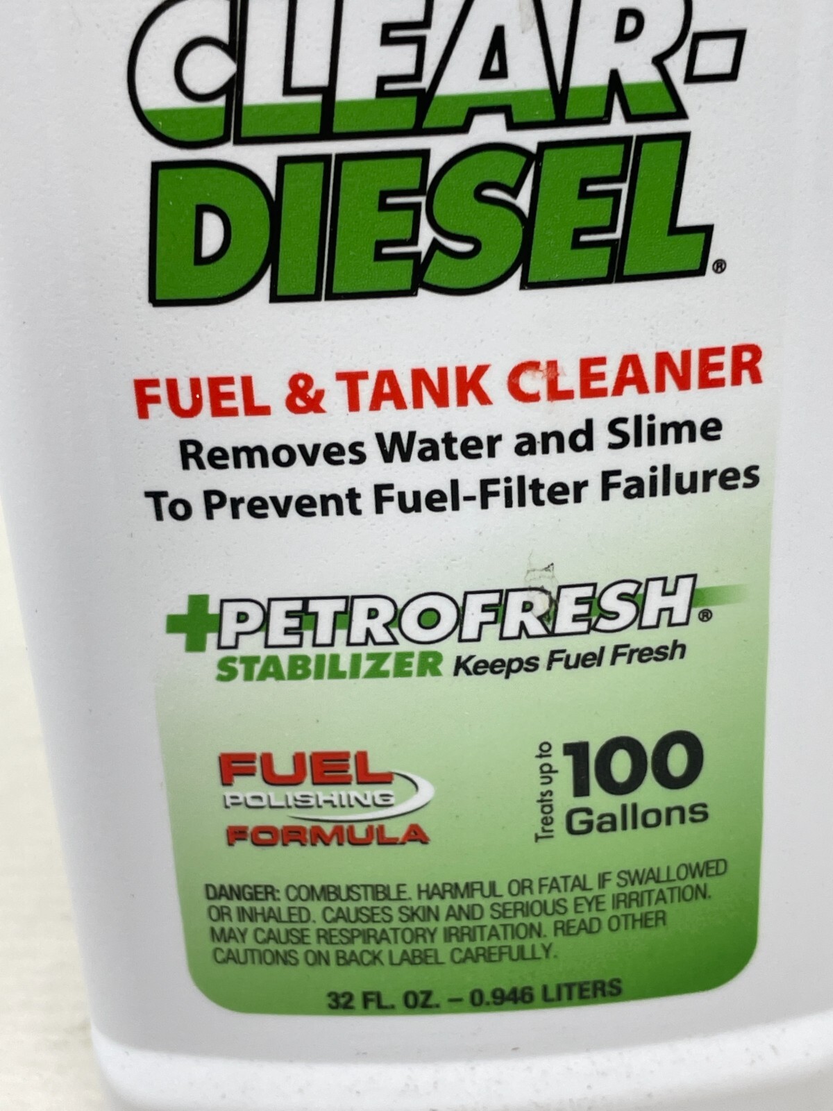 Power Service 9225 Products Inc 32oz Clear Diesel Fuel & Tank Cleaner ...