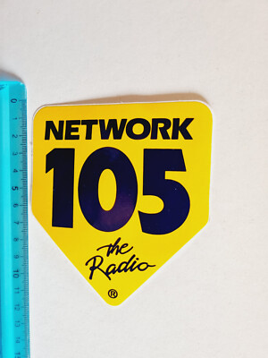 Autocollant Radio 105 Sticker Vintage | eBay
