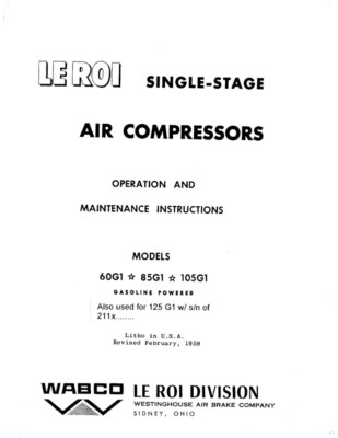 Air Compressors - Leroi Compressor