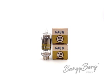 2 Vintage Westinghouse 6AQ6/CV2937 Double Diode Triode Radio Receiver ...