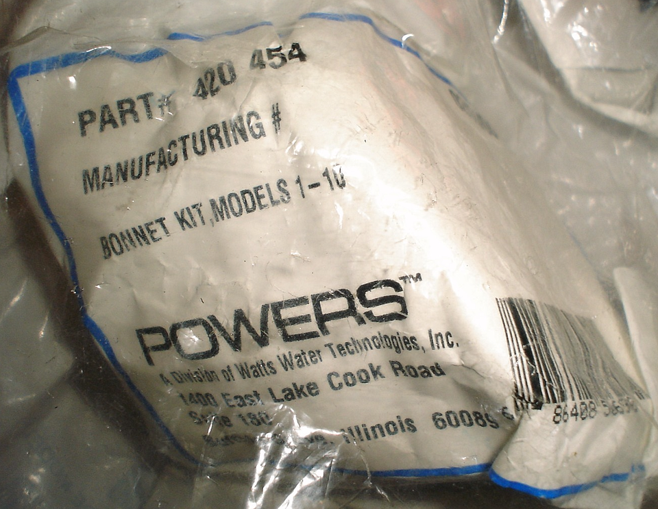 Powers 420 451 Upgrade Kit 420 454 Bonnet for HydroGuard T/P e420 ...