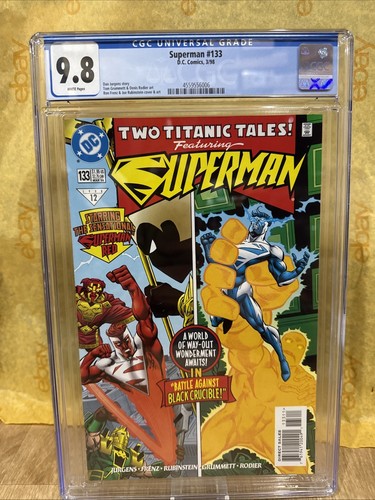Superman (1987 2nd Series) #133 Published Mar 1998 by DC Cgc 9.8 Graded ...