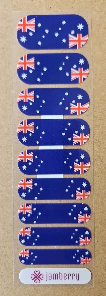 JAMBERRY AUSTRALIA FAIR HALF SHEET NAIL WRAP AUSTRALIA DAY AUSTRALIAN ...