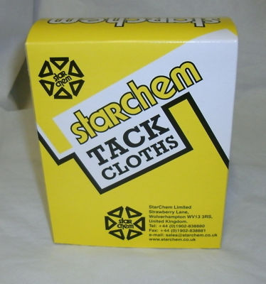 Starchem Tack Cloth Tak Rag Sticky Paint Rags Wipes Box | eBay UK