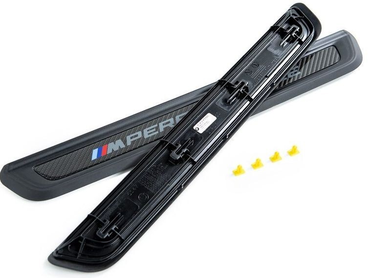 BMW Genuine M Performance Carbon Front Door Sill Trims Set 51472472520 ...