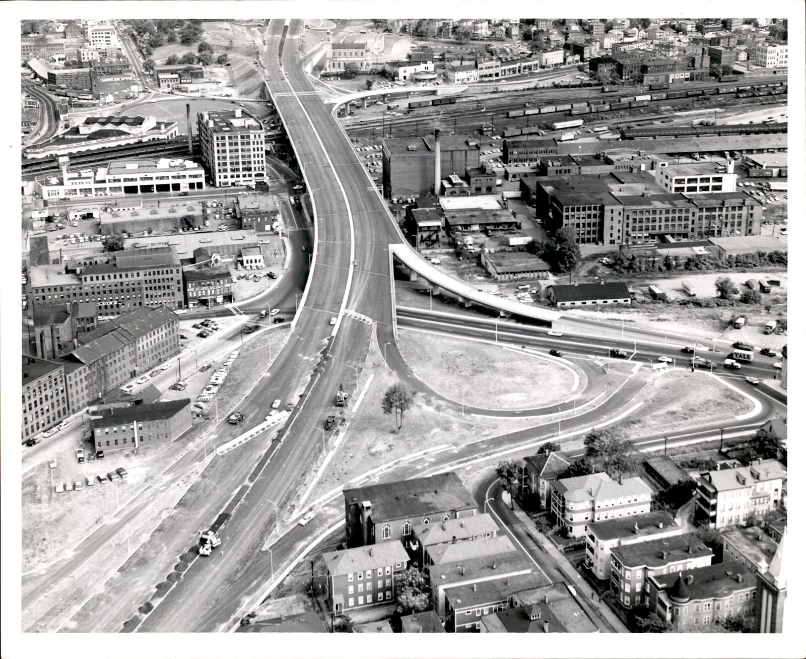 LG970 1961 Original Photo WORCESTER & INTERSTATE 290 Massachusetts ...