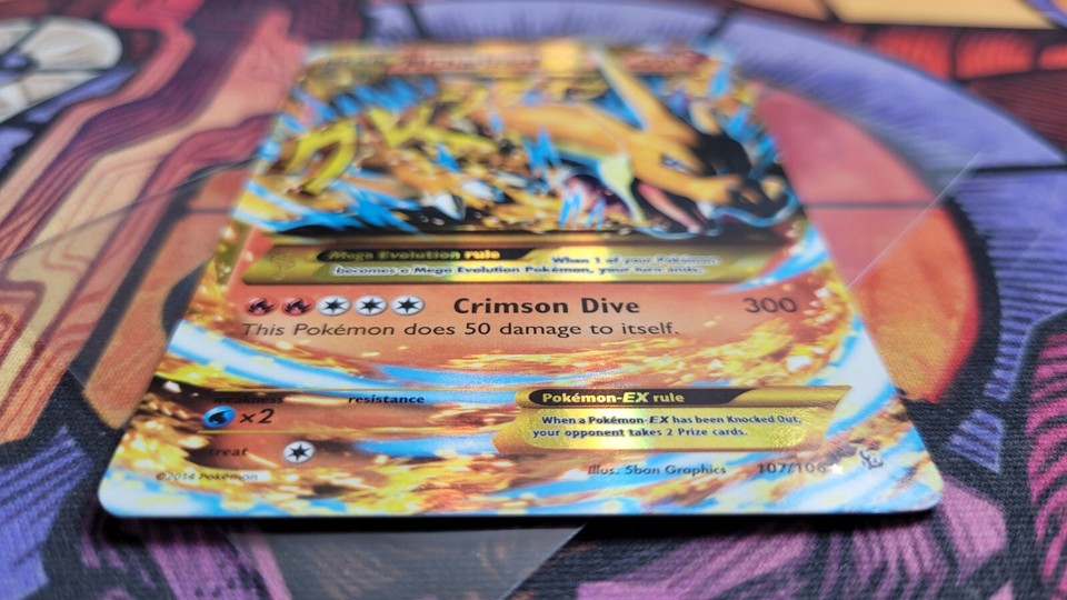 M Charizard EX Y 107/106 Secret Rare XY Flashfire Pokemon Card TCG ...