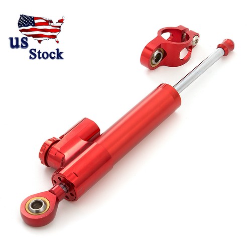 Adjustable CNC Steering Damper Stabilizer Linear Aluminum Motor Bike ...