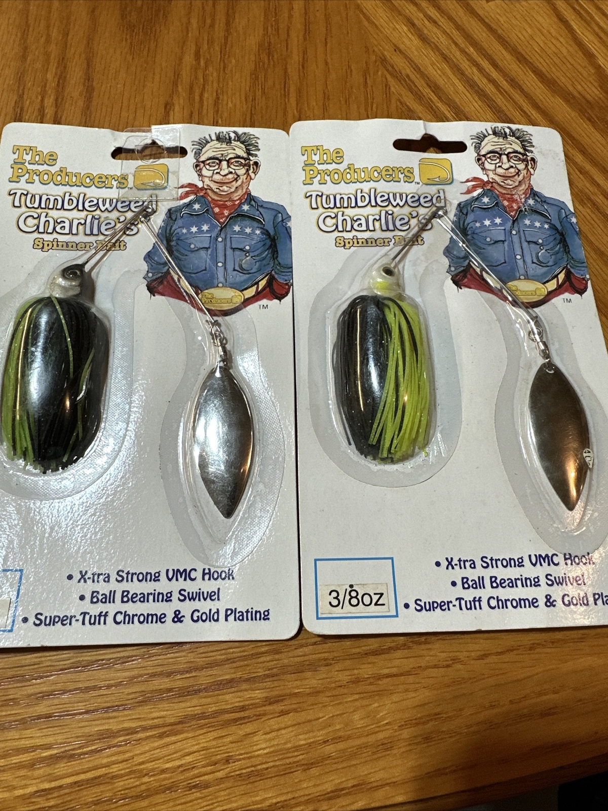 2 Vintage The Producers Tumbleweed Charlie's Spinner Bait 3/8 Oz. 2202 ...