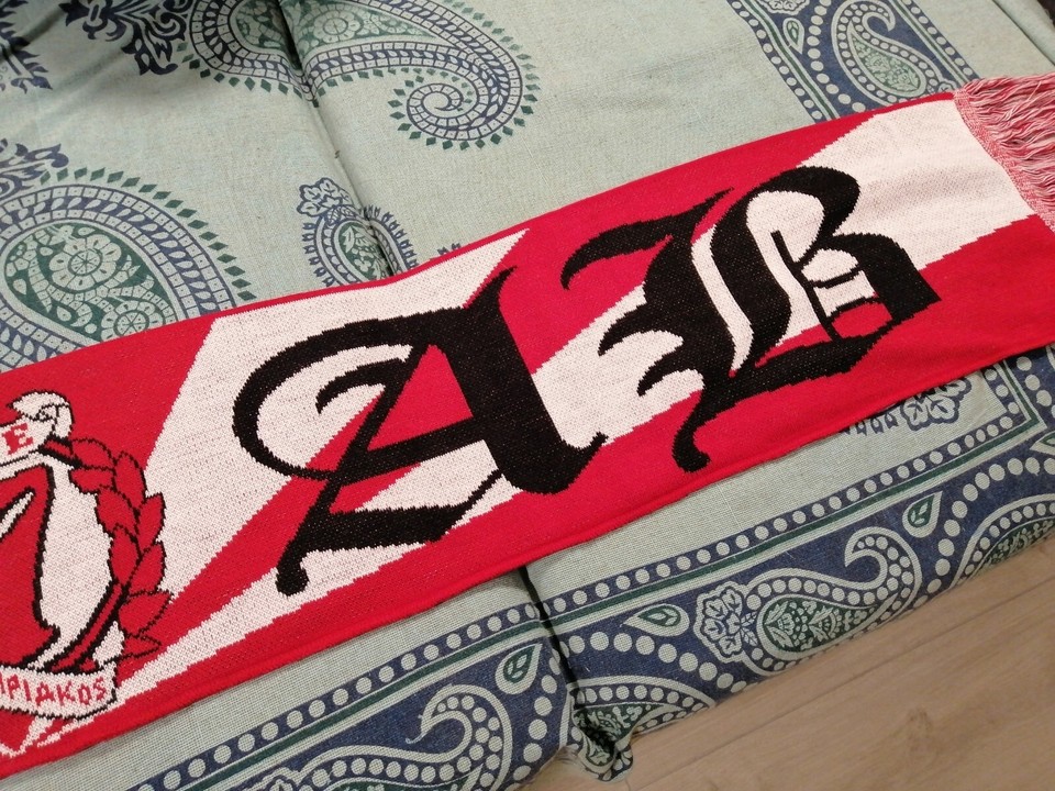 Sciarpa Ultras Olympiakos Gate 7 Neo Faliro Bufanda Echarpe Schal ...