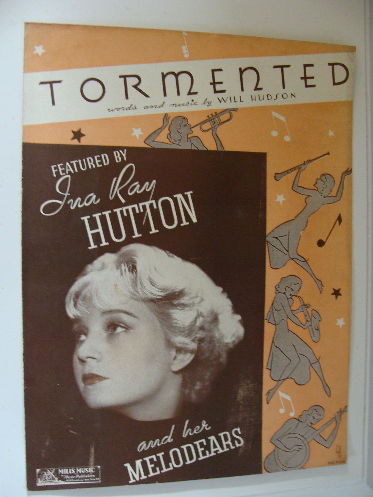 Tormented 1936 by Will Hudson Ina Ray Hutton & her Melodears cover art ...