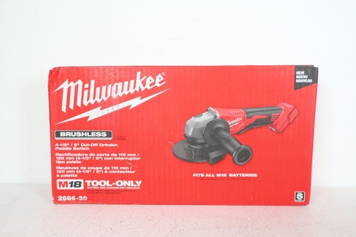 Milwaukee Tool 2686-20 M18 Brushless 4-1/2 In. / 5 In. Cut-Off Grinder ...