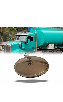 8.5" Stainless Steel Convex HotSpot Mirror w/ Center Mounting Fits ETP ...