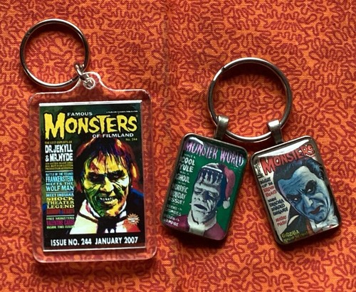 famous monsters of filmland 3 Key 🔑 Rings! Packaged Carefully! | eBay