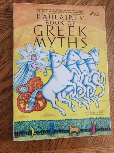 D'AULAIRES" Book of GREEK MYTHS Large 8.9 x 12.3 x 0.5 inches | eBay