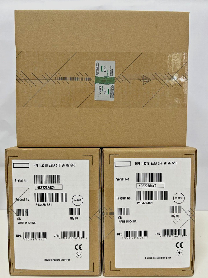 HPE P18426-B21 P18484-001 SATA 1.92TB 6G 2.5" SFF RI G8 G9 Gen10 Server ...